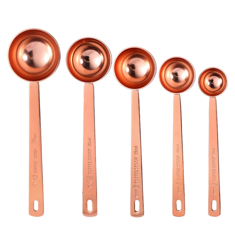 Dfs0232 Long Handle Stainless Steel Measure Spoon 5ml 10ml 15ml 20ml ...