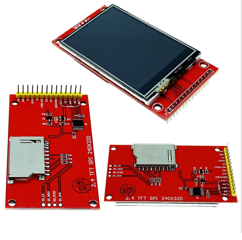 4 Wire Spi Interface Ili9341 Spi 240x320 Tft Module With Sd Card 2.4 ...
