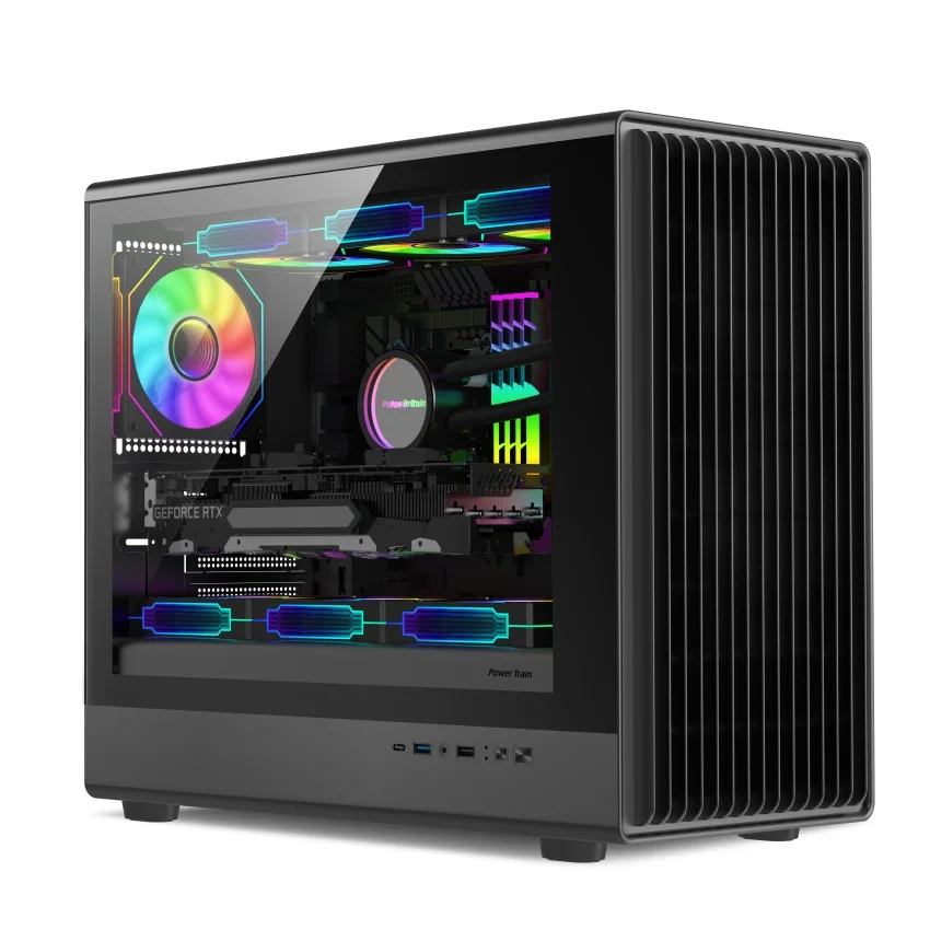 Custom Micro ATX Mid Tower PC Case Gaming Case Gamer PC Cabinet Chassis ...