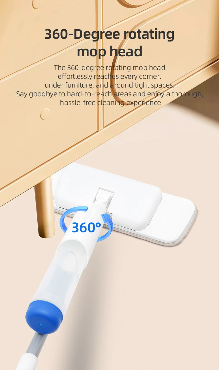 3 in 1 Water Spray Mop Broom Floor Cleaning Mop and Manual Carpet ...