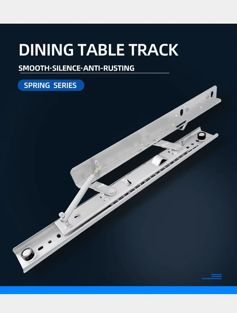 Spring Extendable Lift Rails - Durable Dining Table Mechanism