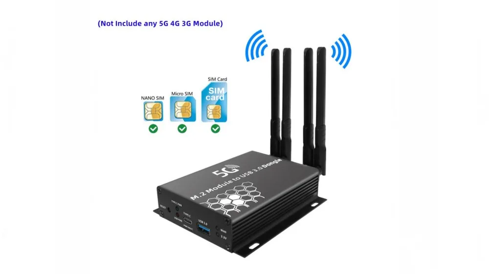 5g 4g Lte Gsm Module Usb 3.0 Connector To Ngff M.2 B Key Wireless ...