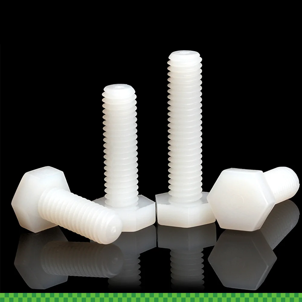 Plastic Hex Head Bolts & Nuts - Wholesale & Custom Support
