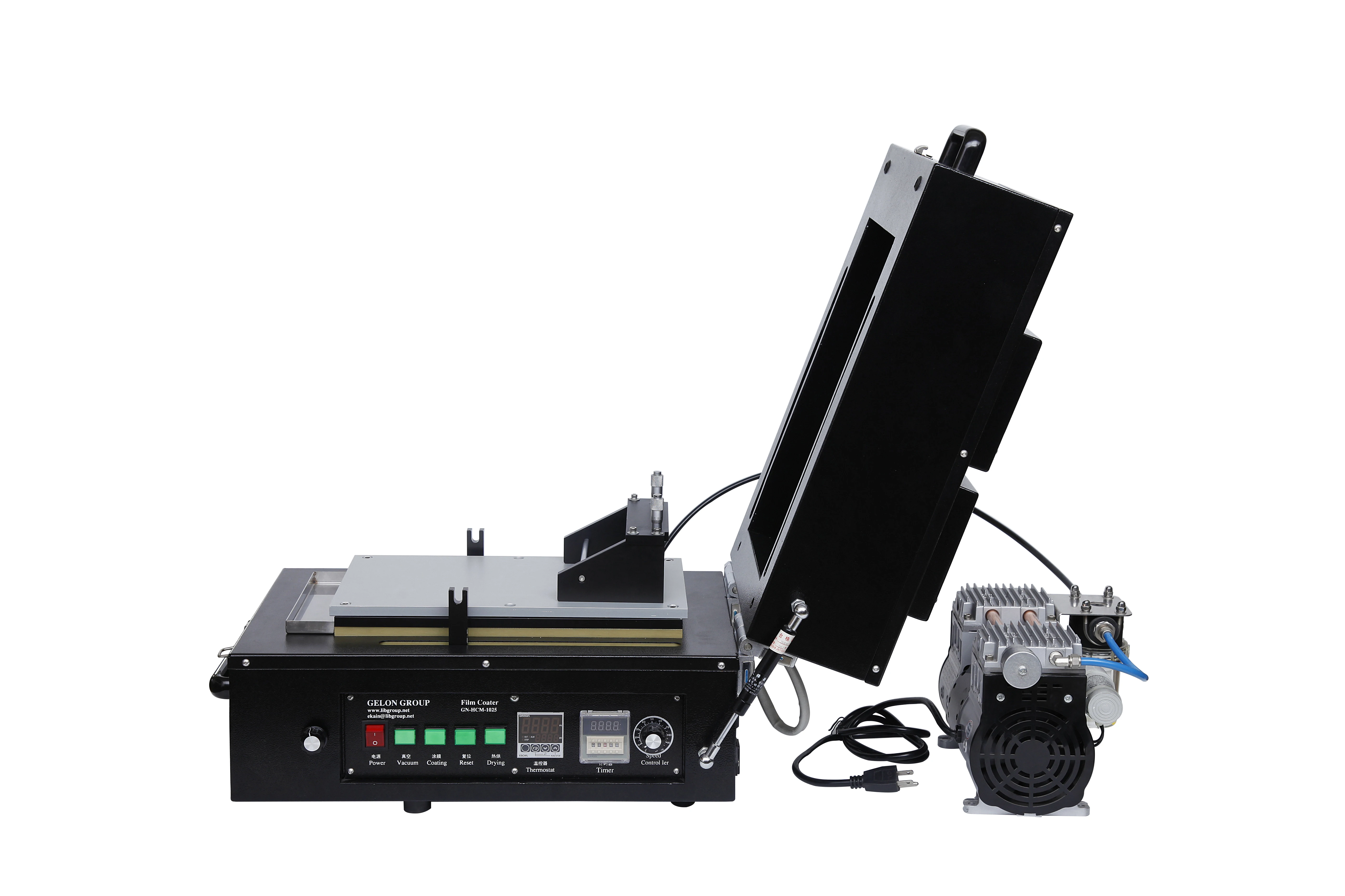 For Lab Desktop 220V 1kW Vacuum Electrode Coating Machine for Lithium ...