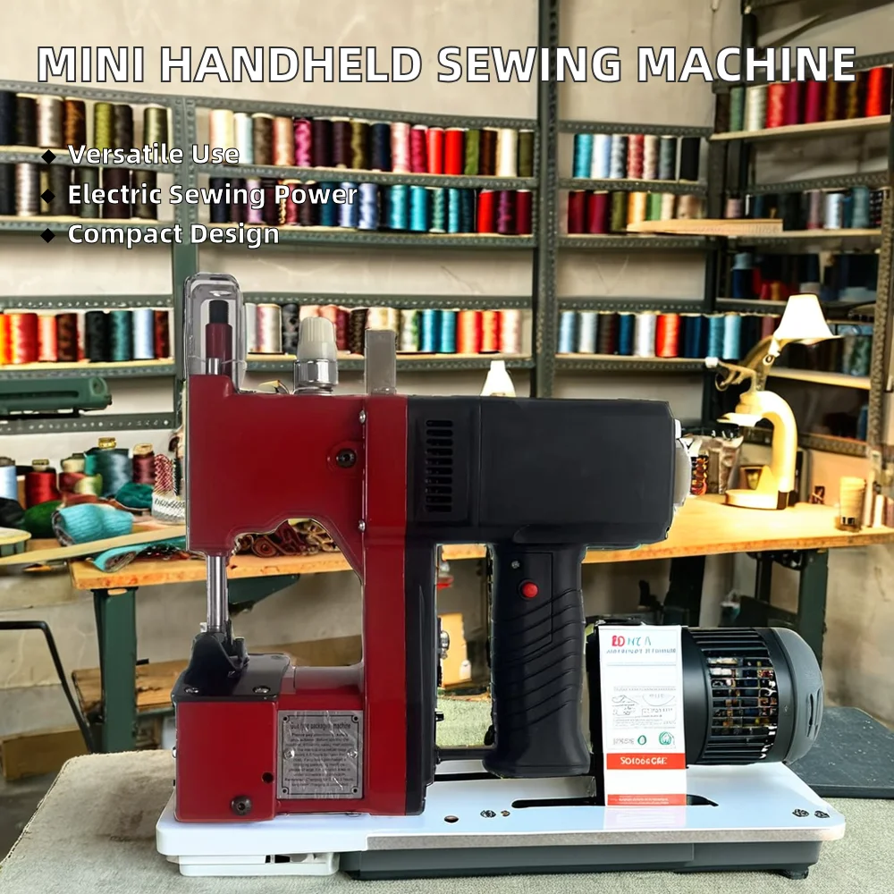 Portable Bag Closer Sewing Machine Handheld Electric Industrial Sewing ...