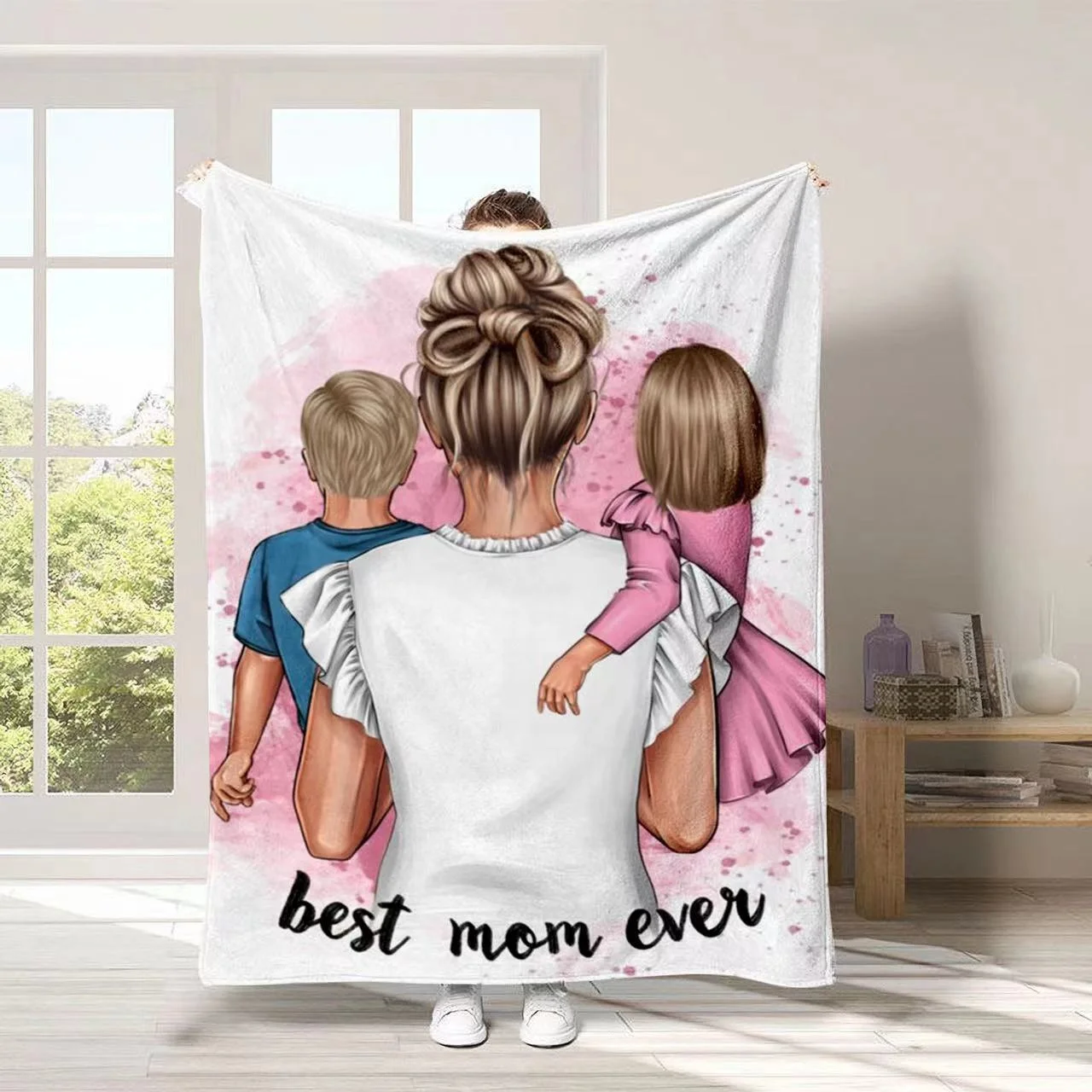 Jize Mothers Day Gifts 2024 Custom Plushthrow Design To Mom Letter Spanish Mum Blanket - Buy Mum ...