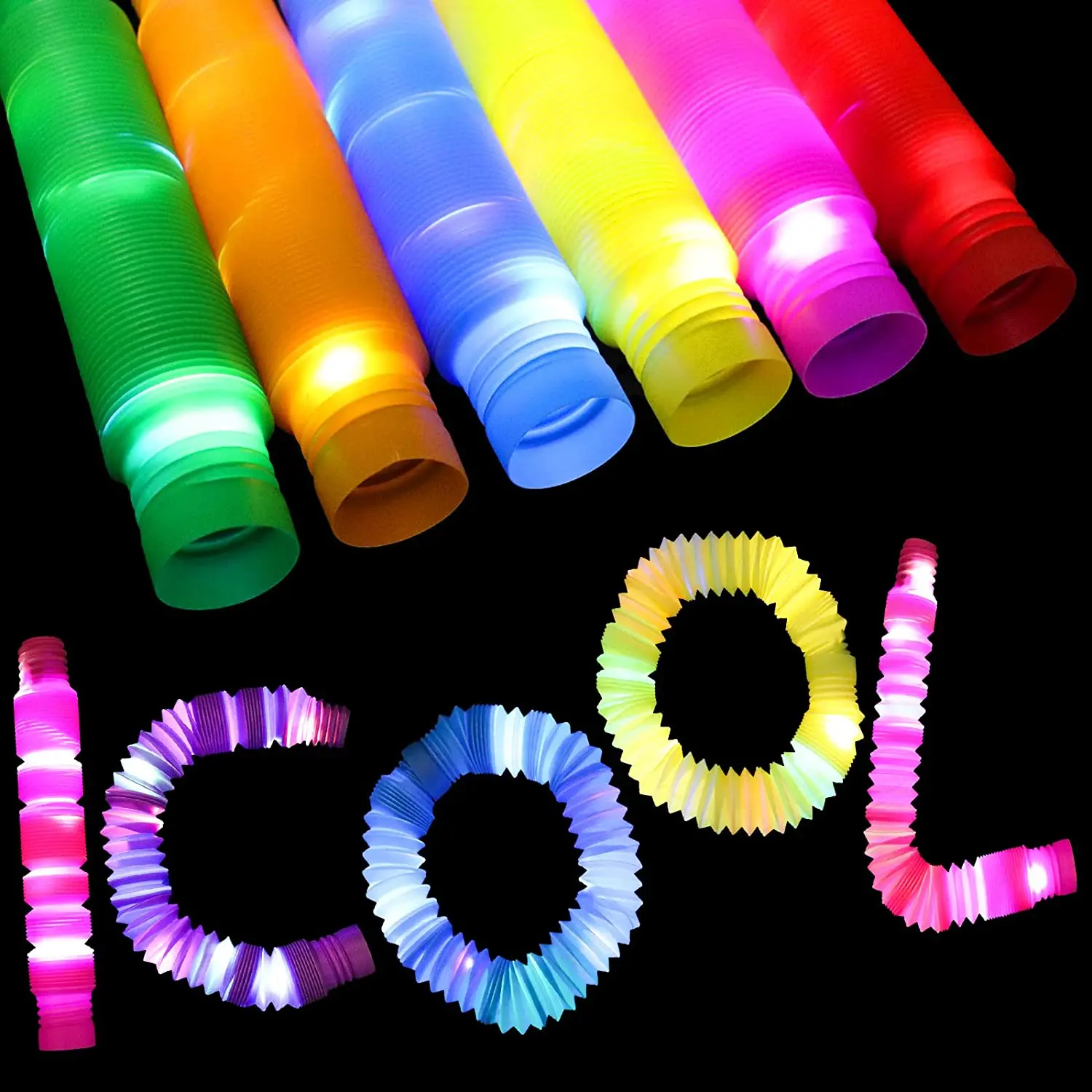 2023 Hot Sell Diy Rainbow Led Pop Tube Anti-pressure Wholesale Pop Up ...