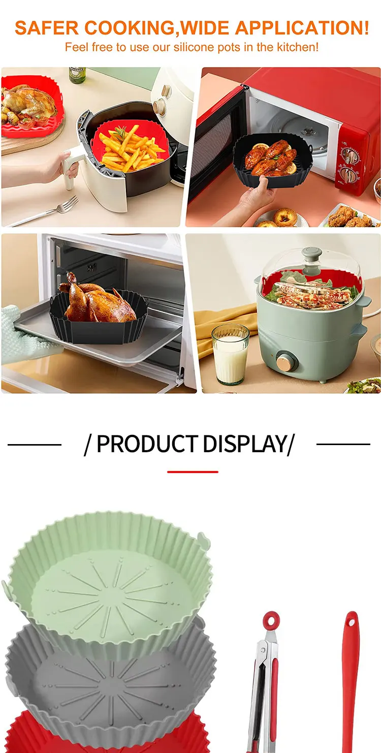 Kitchen Accessories air Fryer Silicone Mold Accessories air Fryers ...