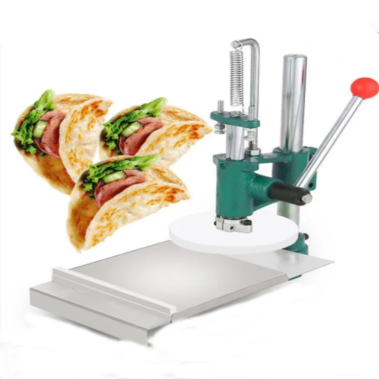 36cm Adjustable Thickness Commercial Hand Pizza Dough Press Machine