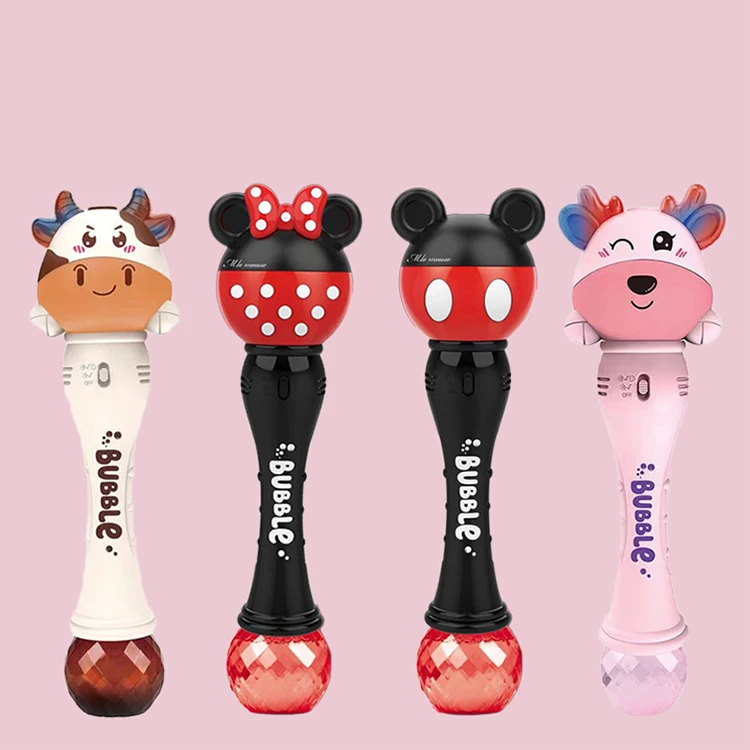 Little Kids Mickey Mouse Light and Sound Musical Bubble Wand