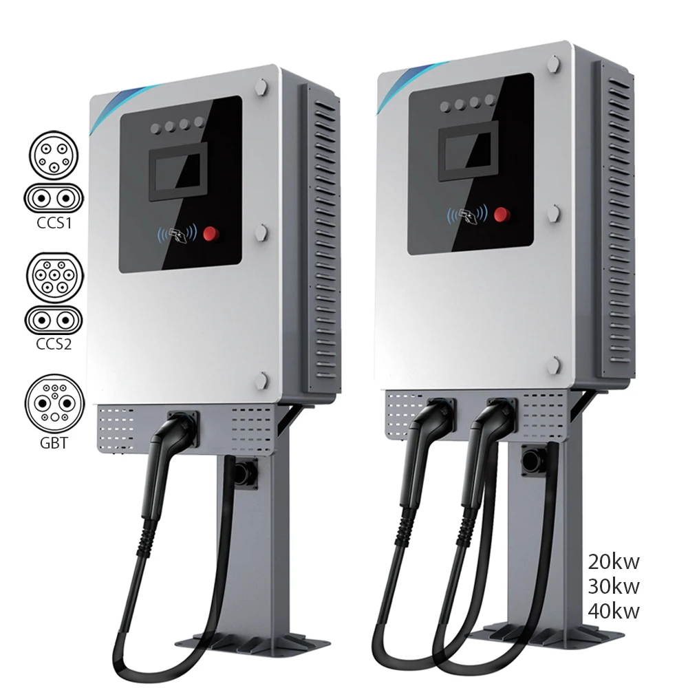 New 30kw DC Fast EV Charger with CCS Wallbox App Control 5m Cable ...