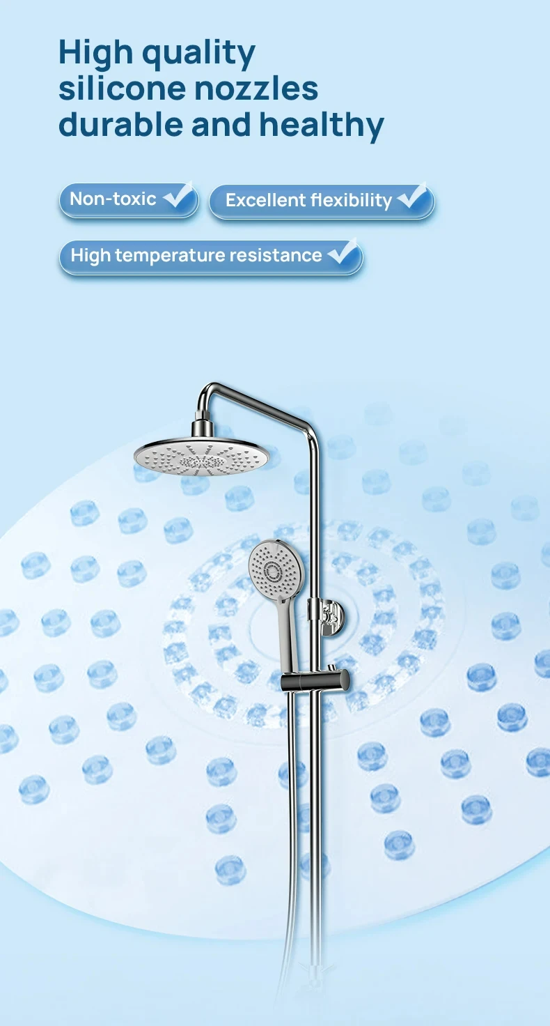 Jomoo Height Adjustable Shower Combination System High Quality Silicone ...