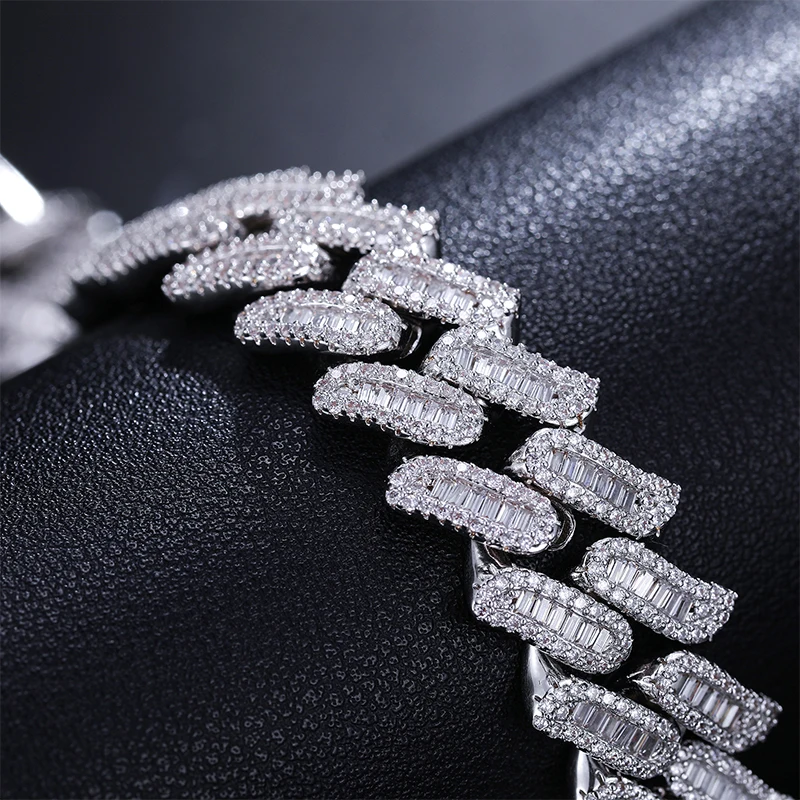 Iced Out Rapper's Jewelry - Hiphop Men's Cuban Link Bracelet