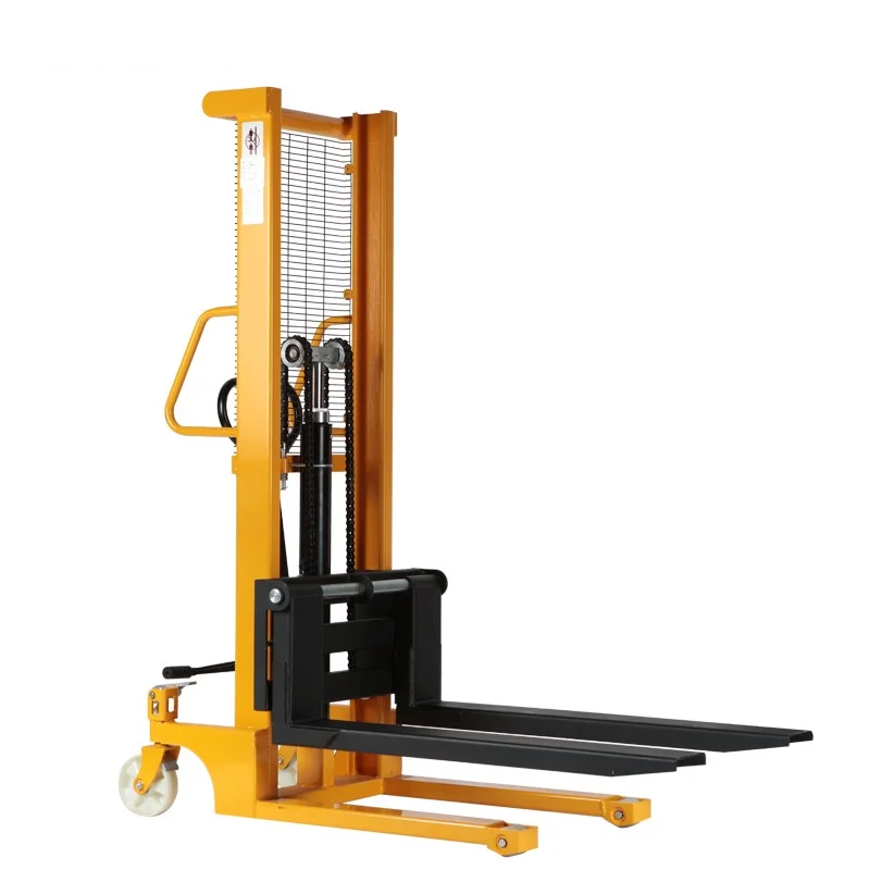 1 Ton Hand Forklift Jack Truck Manual Pallet Truck Stacker Use In ...