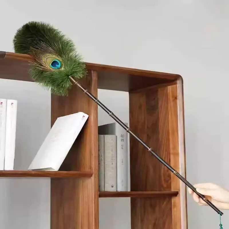 Alibaba.com: DS4901 Bamboo Handle Feather Dusting Brush, Retro Anti ...