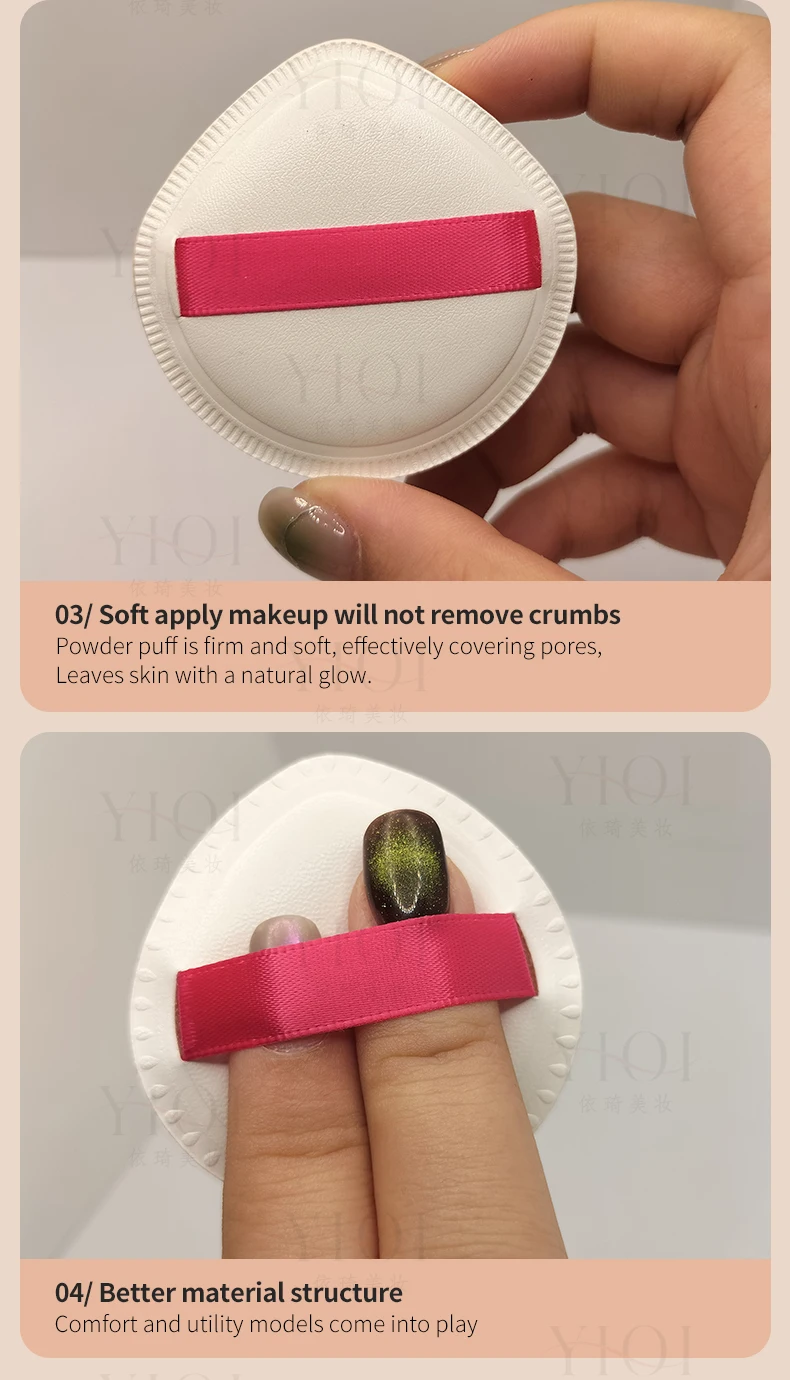 Square Round Air Cushion Puff Sponge Powder Puff Cotton Candy Puff ...