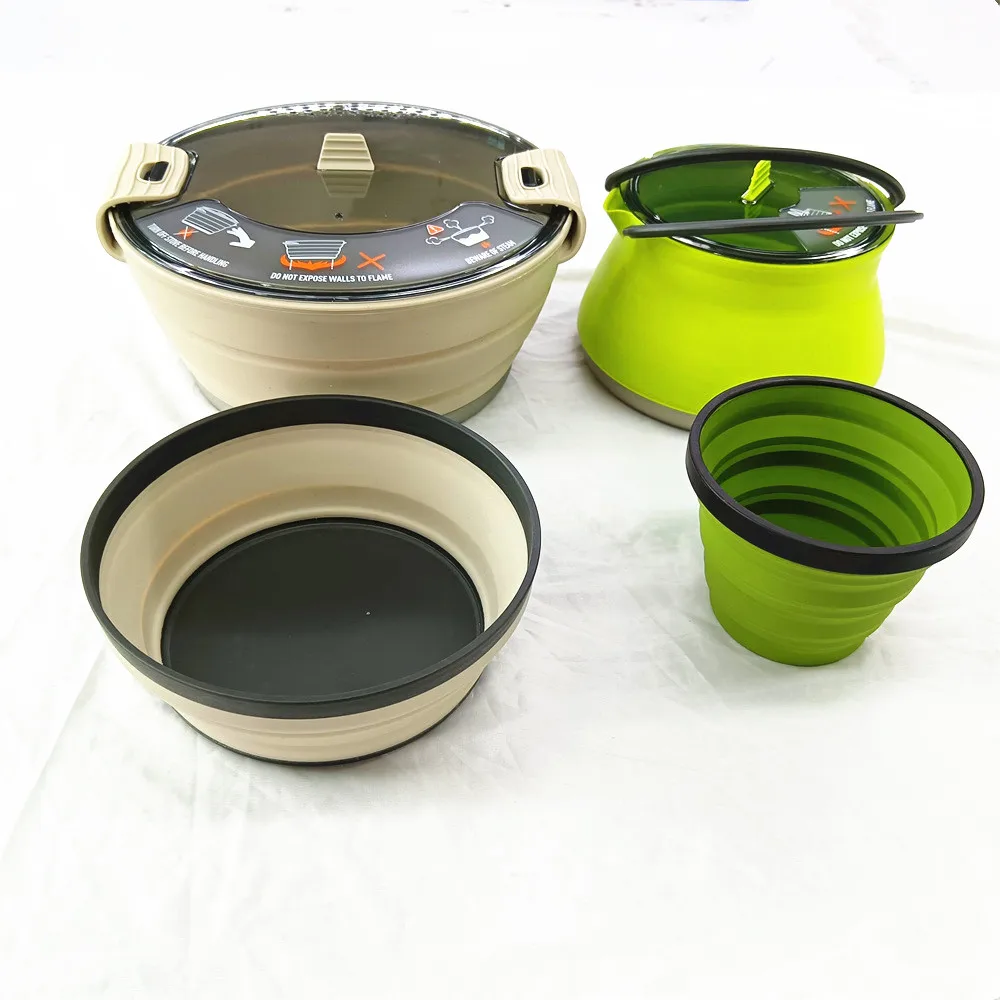 New Arrival Outdoor Camping Portable Foldable Heat Resistant Silicone ...