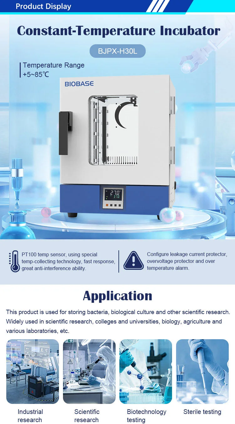BIOBASE CHINA Incubator 30L - Constant-Temperature Lab Device