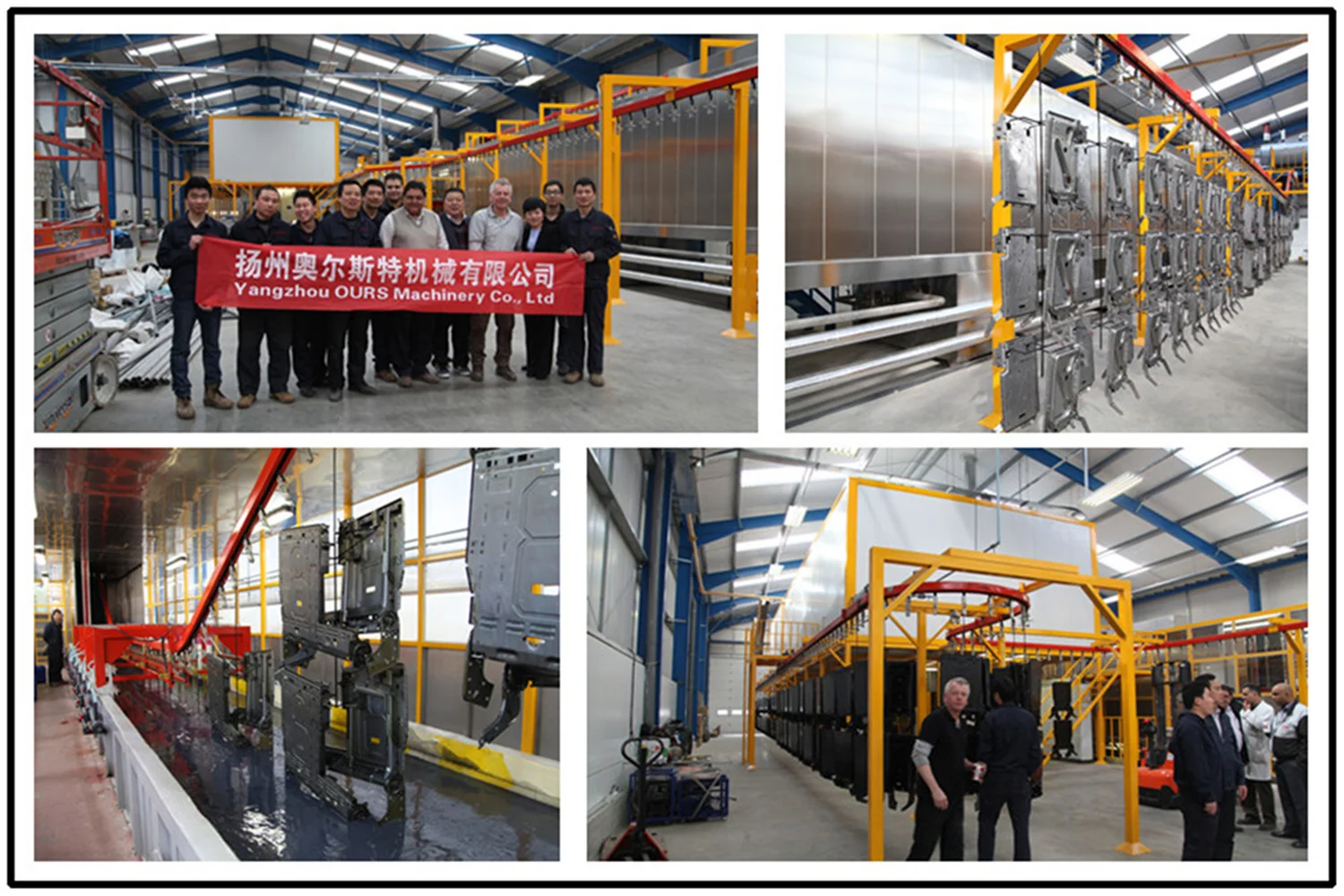 Automatic Painting Line Cathode Electrophoretic Coating Applied By ...