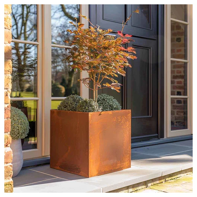 Jinheyi Corten Steel Planter Tree Corten Plate Planter China Wholesale ...