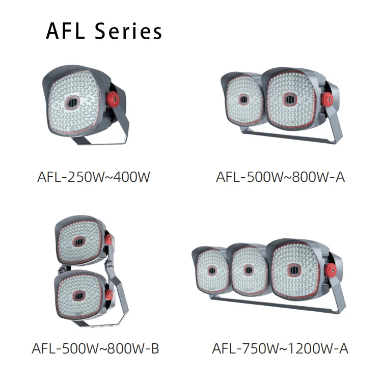 MECREE AFL IP67 LED Stadium Flood Lights 900W/1000W/1200W 3500K-6000K ...