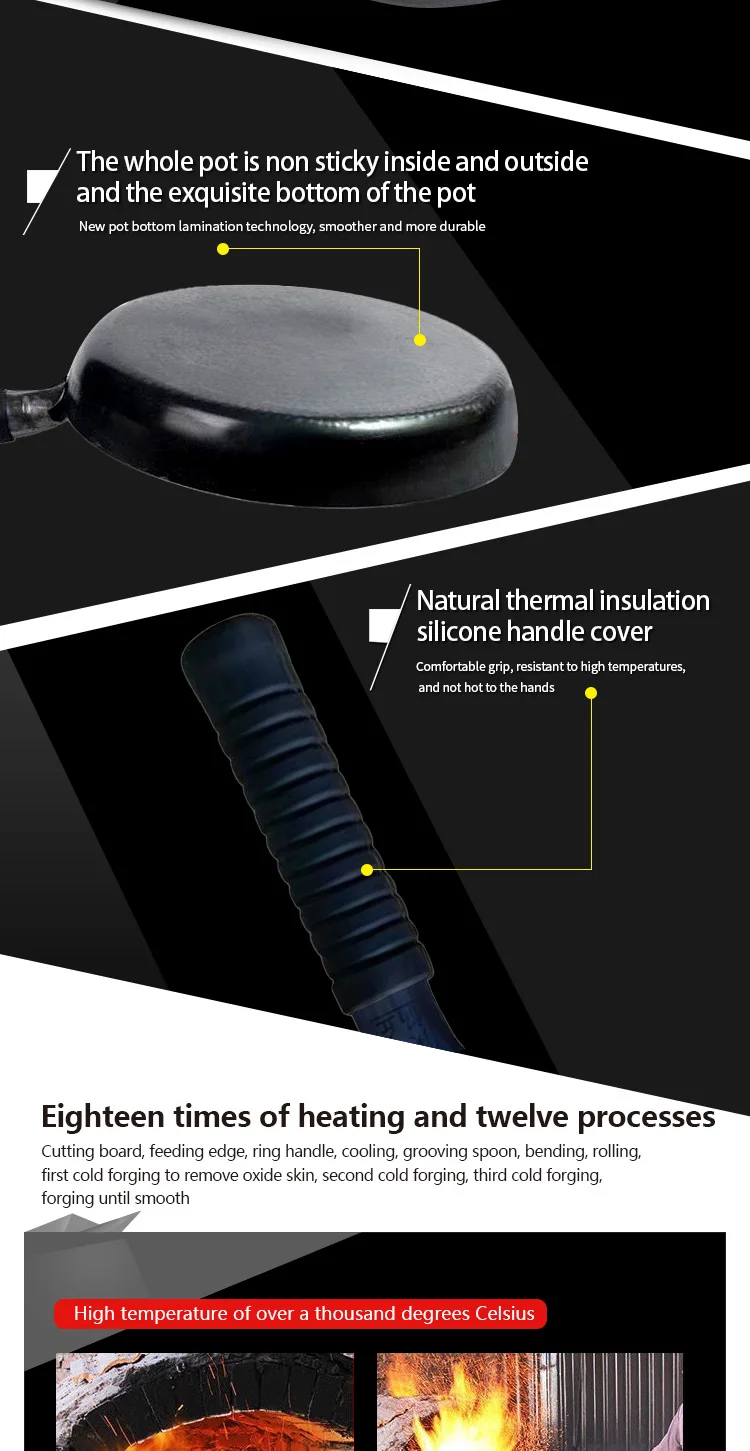 Various Sizes European And American Hot-selling Cast Iron Frying Pan ...