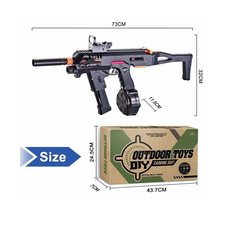 Hot Diy Carbine Set Soft-shot Pistol Model Bullet Toy Gun Boy Outdoor ...