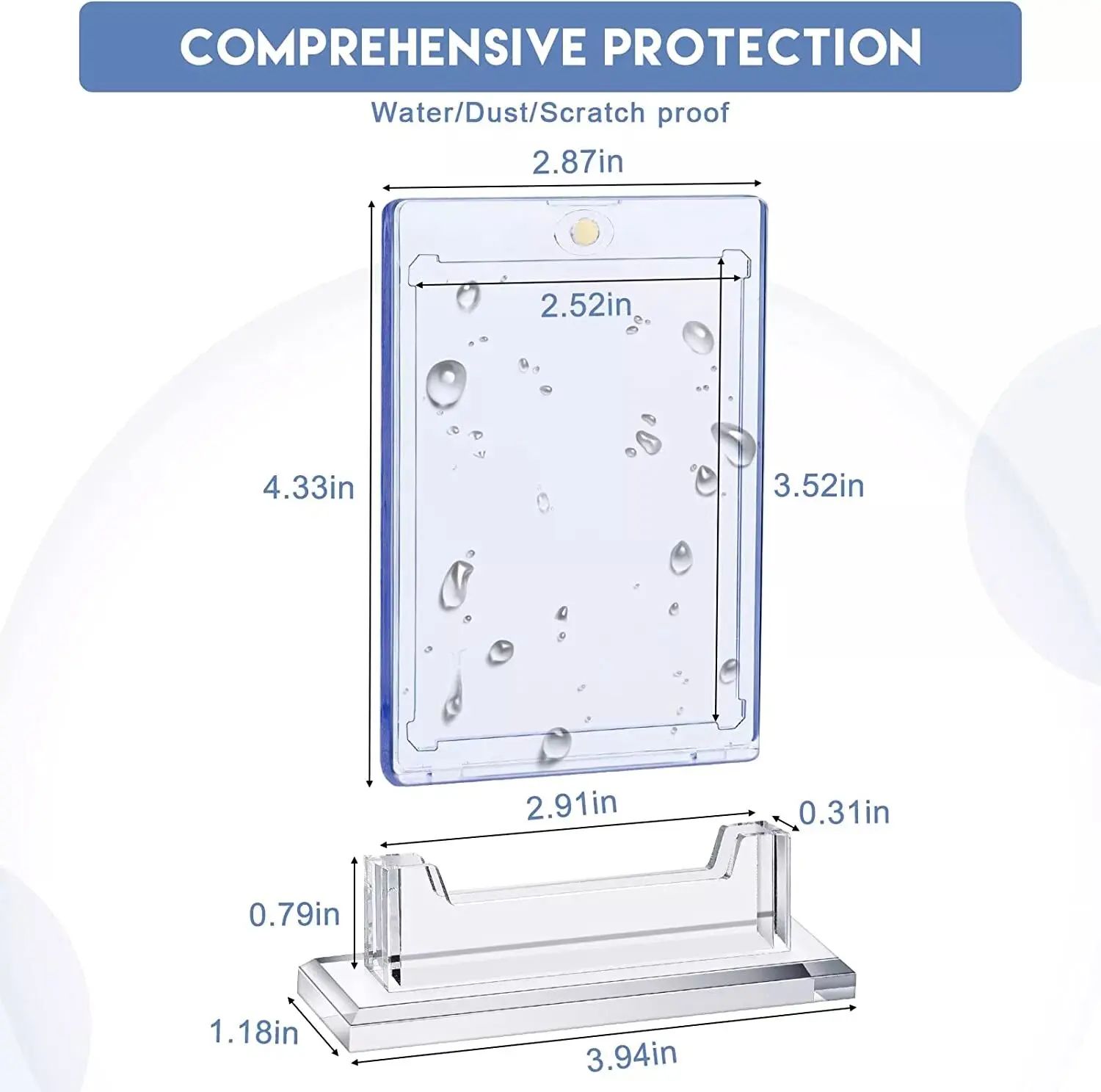 Acrylic Display Stand For Graded Cards P Sa Graded Card Slab Holder Nba ...