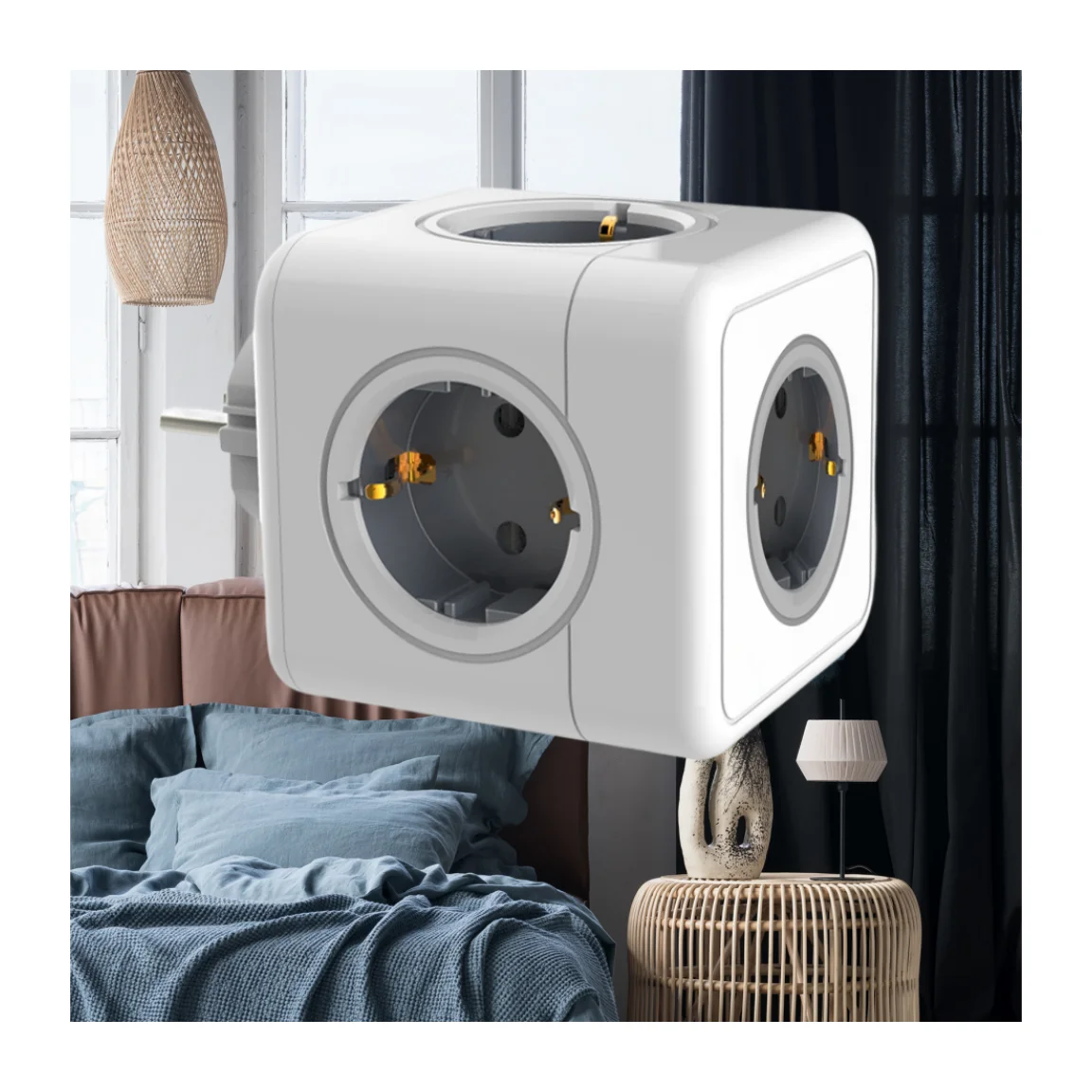 Multi Function Electrical Socket - Power Strip with 5 Plugs