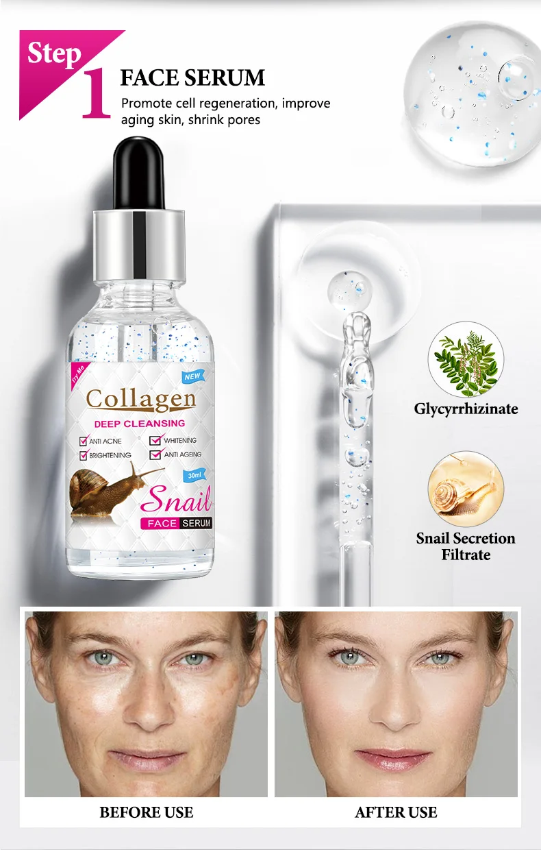 Peimei Women Beauty Kit - Anti-Aging Collagen & Snail Care