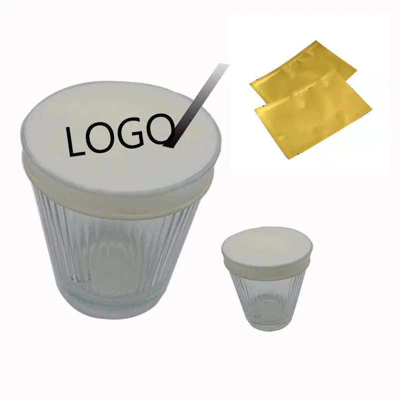 Drink Protection Cap Latex Drink Covers With Straw Hole Fits All Cup ...