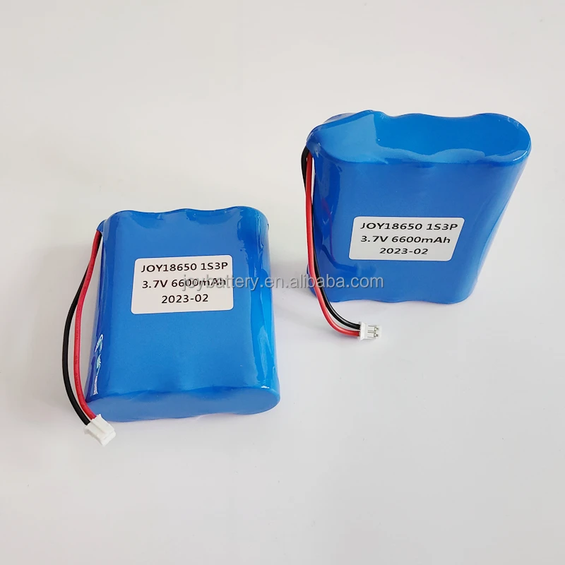 3.7v 6600mah 18650 3p Li-ion Lithium Rechargeable Battery Pack With Pcb ...