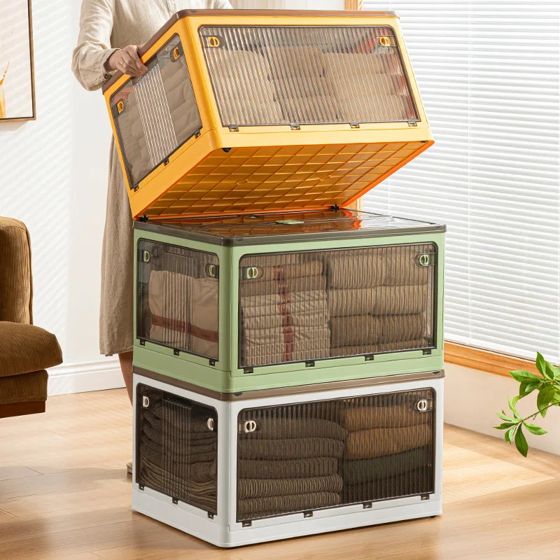 Folding Storage Box Side Open Outdoor Car Backup Toys Snacks ...