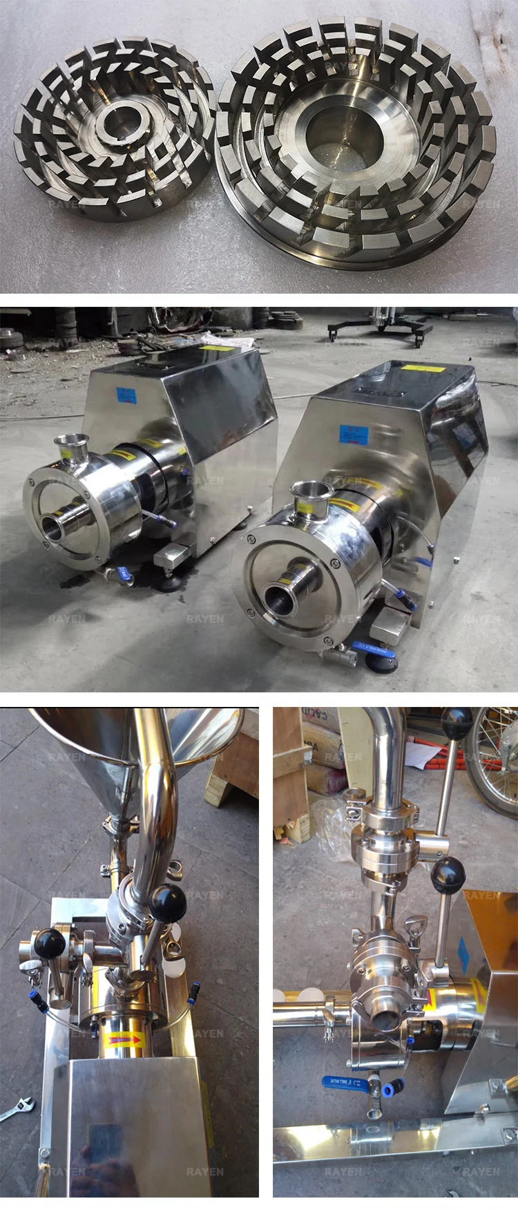 Factory High Shear Mixer Emulsifying Pump Multi-grade Homogenizer Pump ...