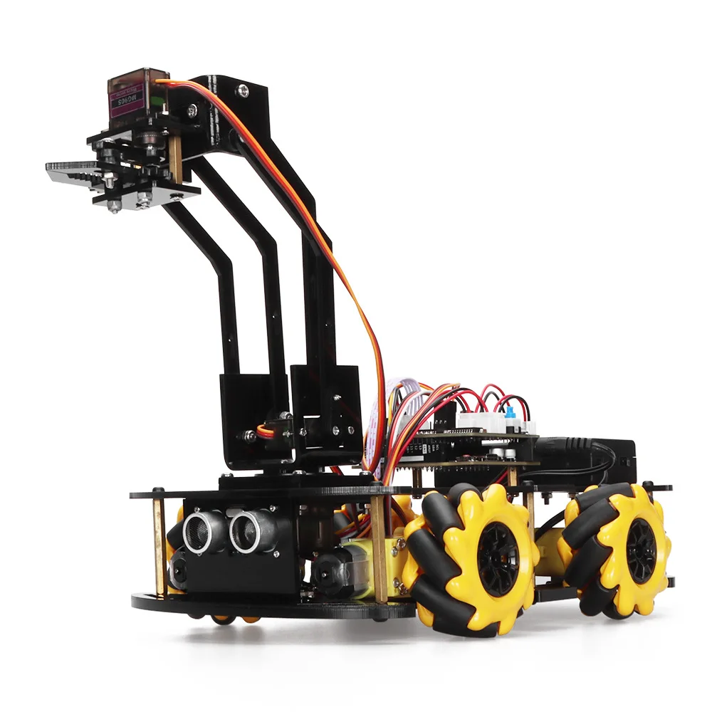 Mecanum Wheel Robotic Arm Robot Car - Obstacle Avoidance Kit