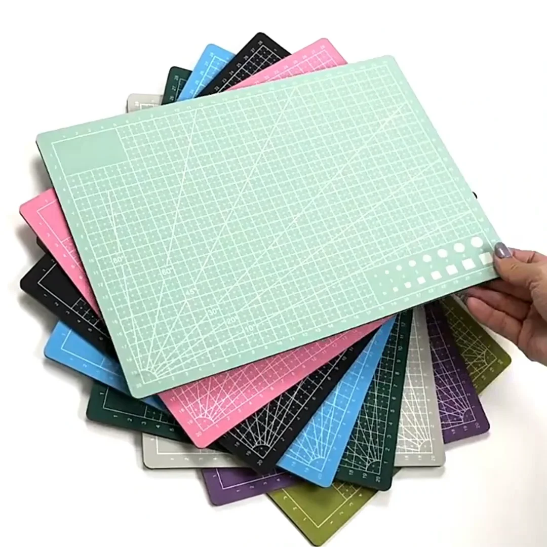 Multiple Color A5 A4 A3 A2 Double Sided Self Healing Flexible 3mm Pvc Cutting Mat - Buy Cutting ...