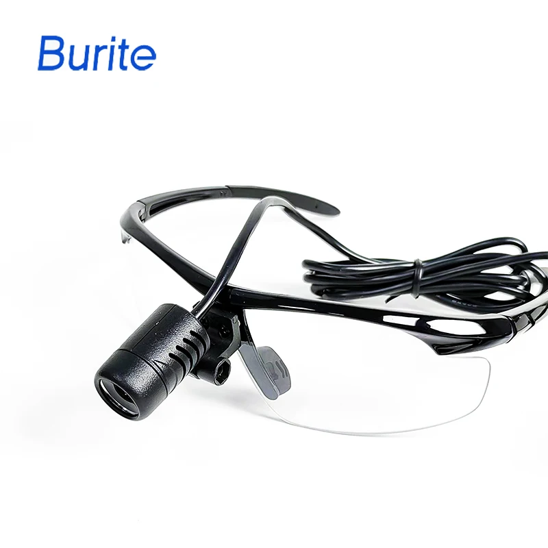 Burite 3W LED Dental Loupe Headlamp - Rechargeable & Bright