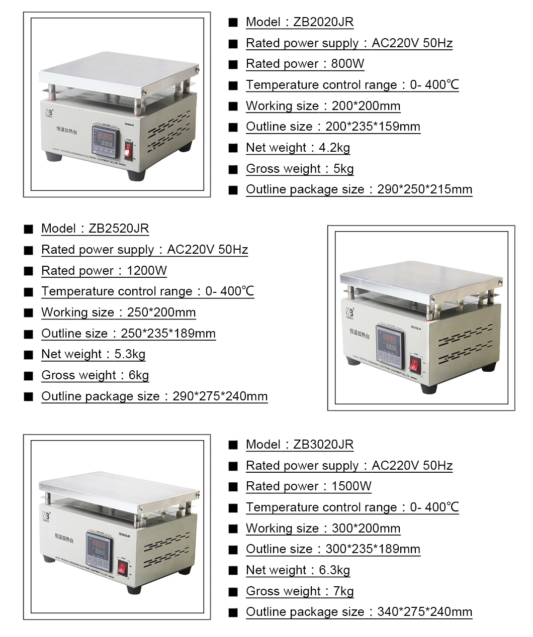 ITECH Preheating Board Pcb Heating Plate PIC Intelligent Heating ...