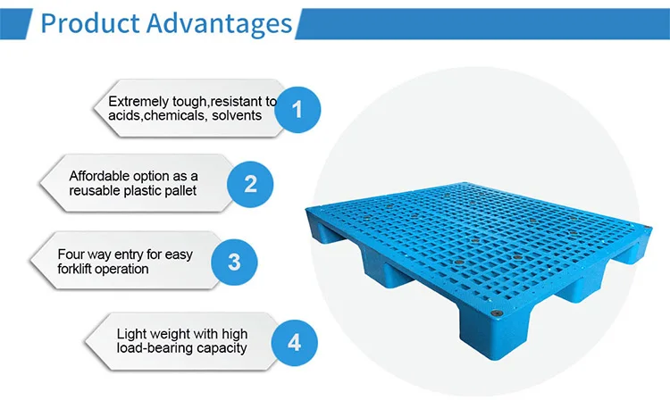 Recyclable Warehouse Use Heavy Duty Hdpe Material Rack Plastic Pallet ...