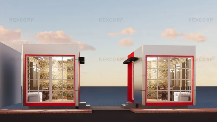 20ft Modular Container Salon - Portable Beauty Shop