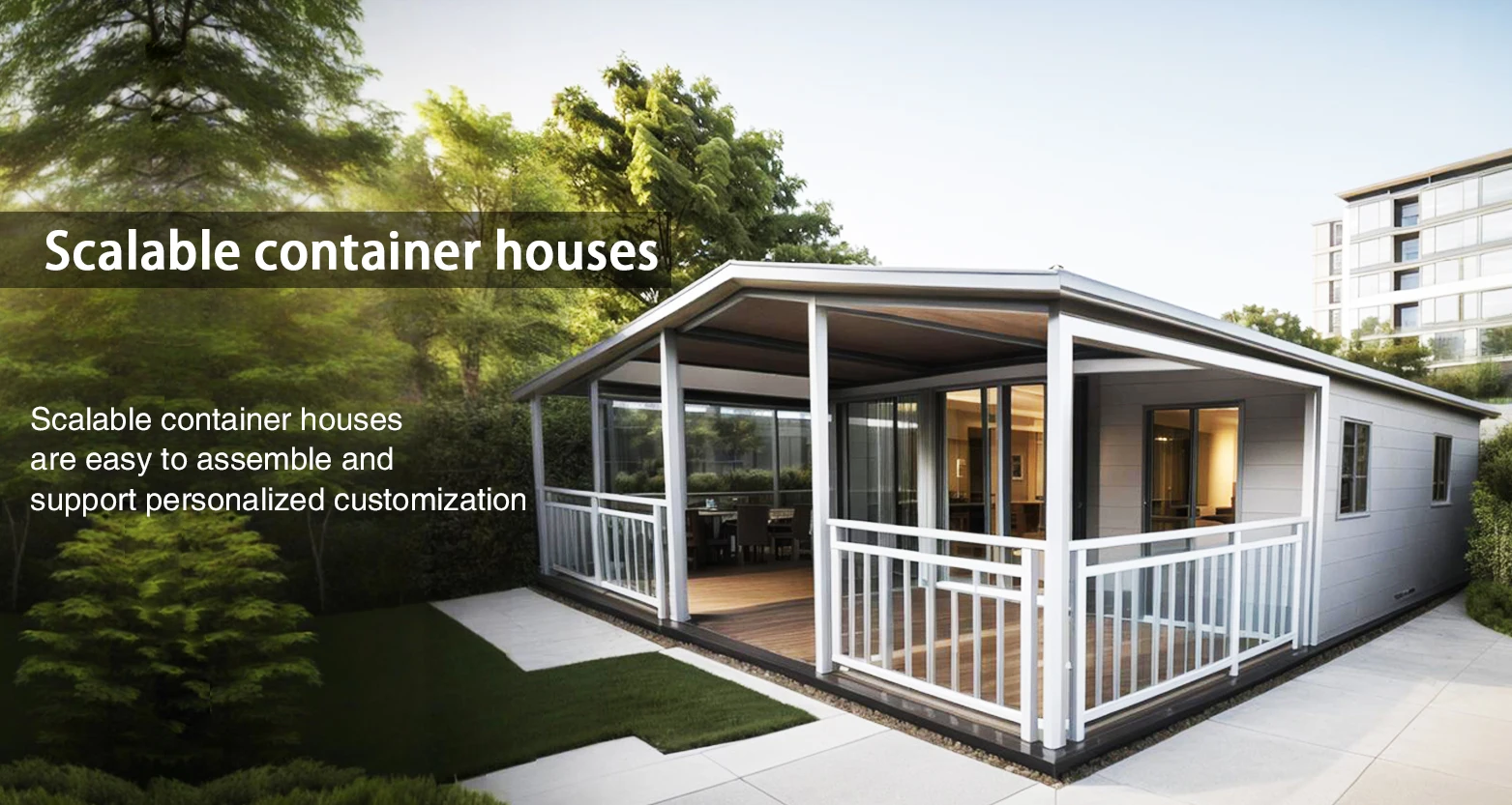 20ft Detachable House Prefab Tiny House 40ft Luxury Modular Container ...