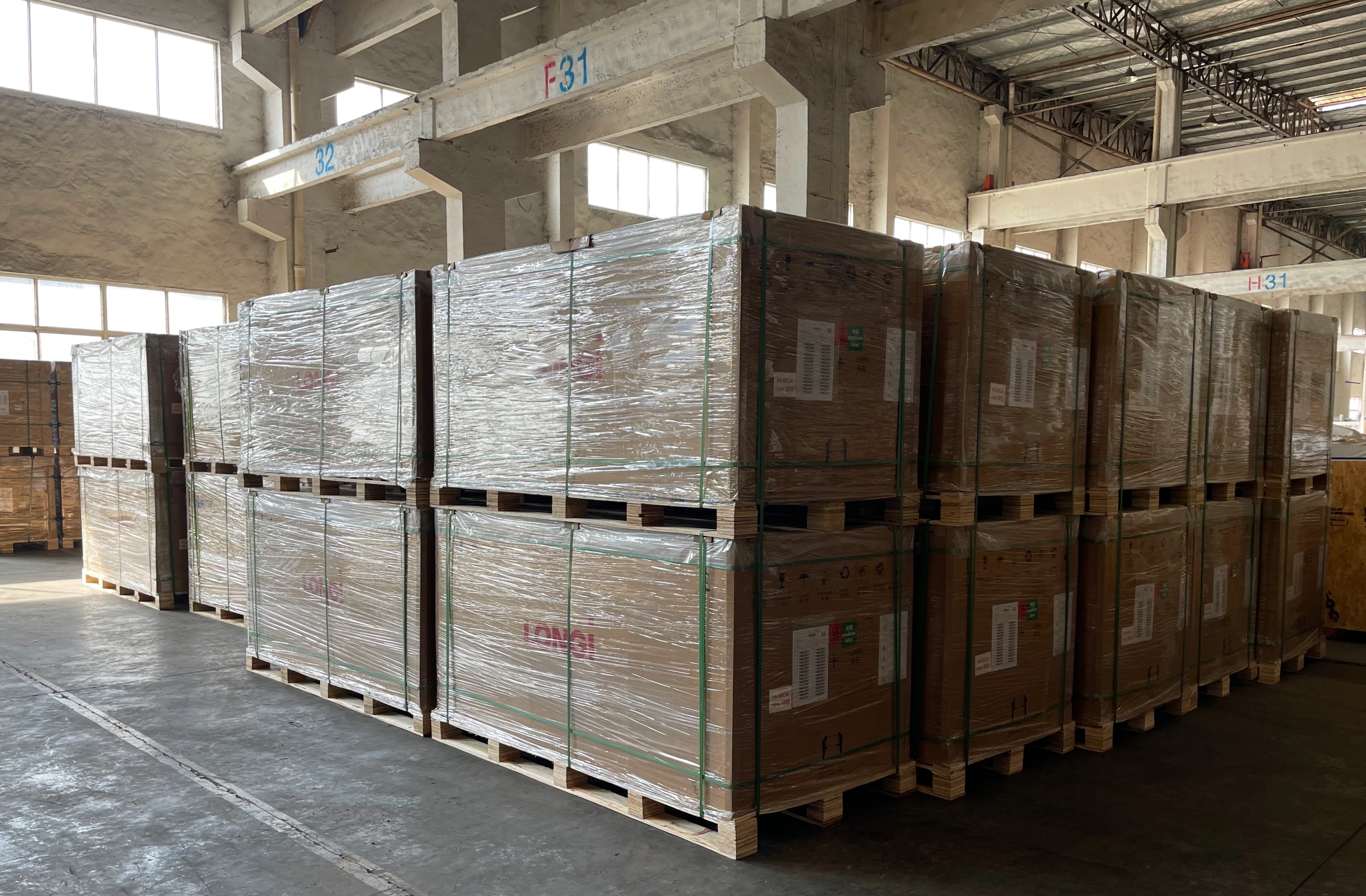 Longi Solar Module Ce Tuv 500w 550w Solar Cell Paneles Solares ...