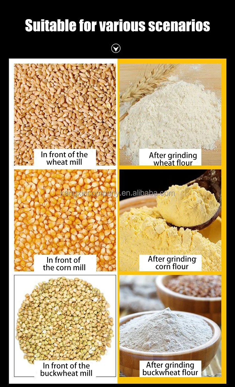 Industrial Corn Grain Grinding Making Maize Milling Pulverizer Home ...