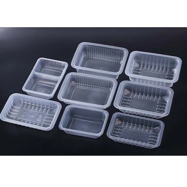 Wholesale Customized Pp Plastic Food Containers Disposable Black ...