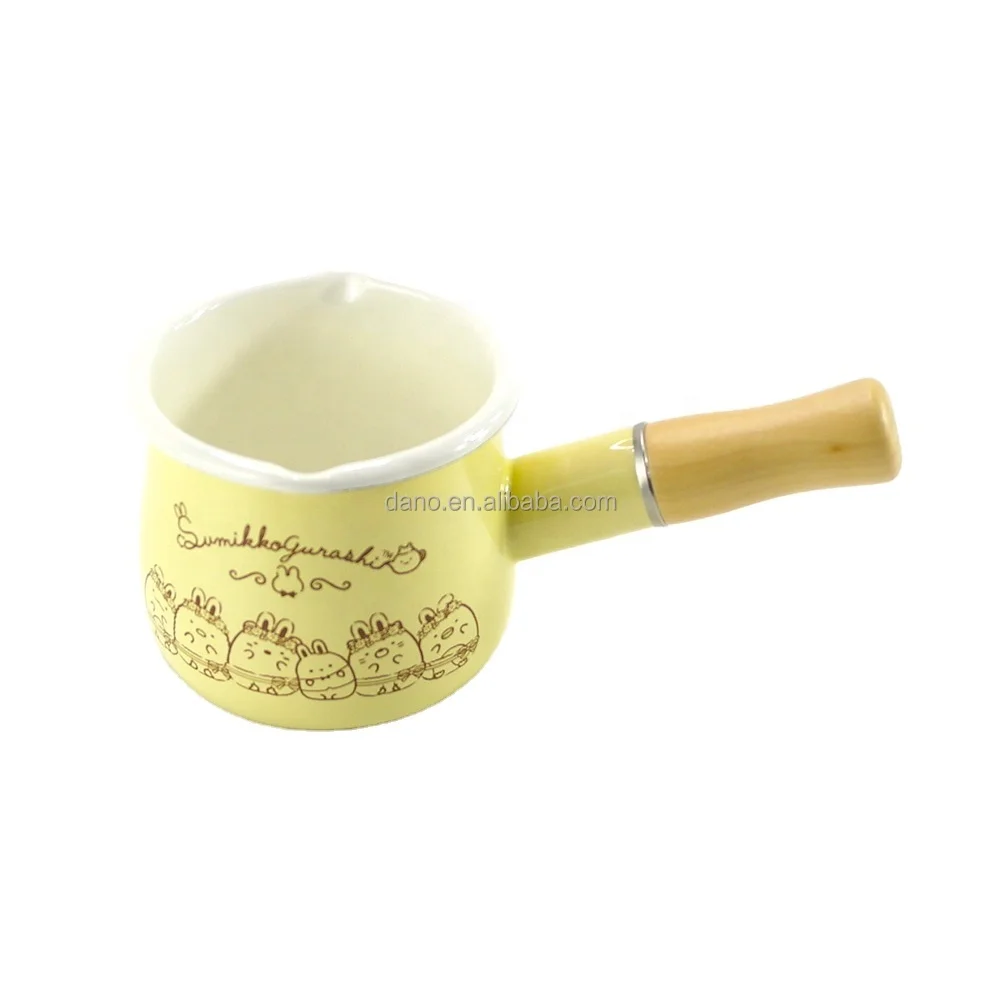 Custom Enamel Cookware Sauce Pan Nonstick Enamel Steel Mini Butter ...