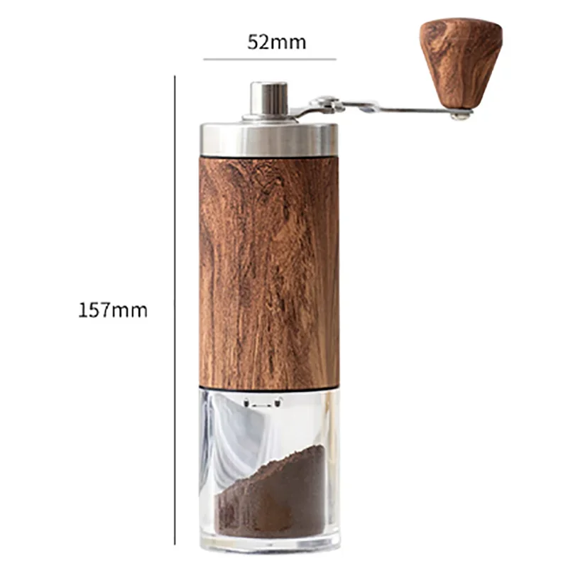 Stainless Steel lvintage manual coffee grinder Adjustable Hand Ceramic ...