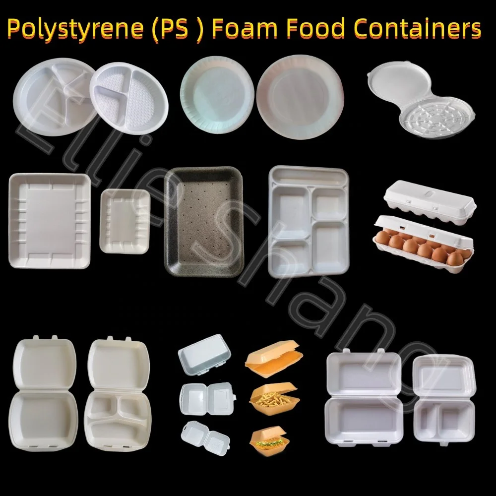 PS Foam Food Container Plate Dish Tray Box Making Machine