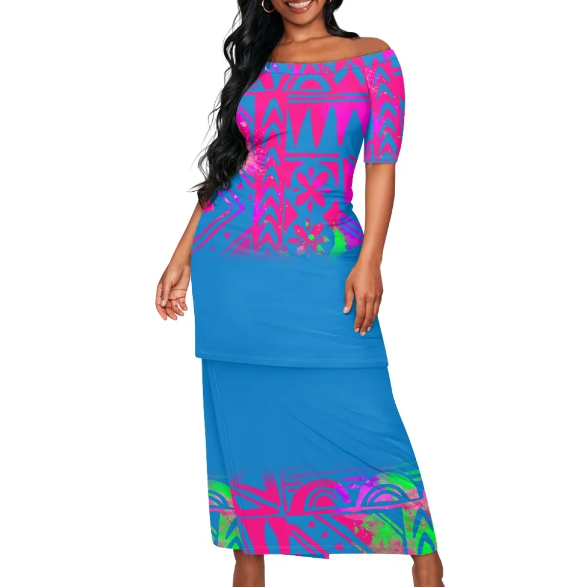Shop Custom Plus Size Samoan Puletasi Prom Dresses