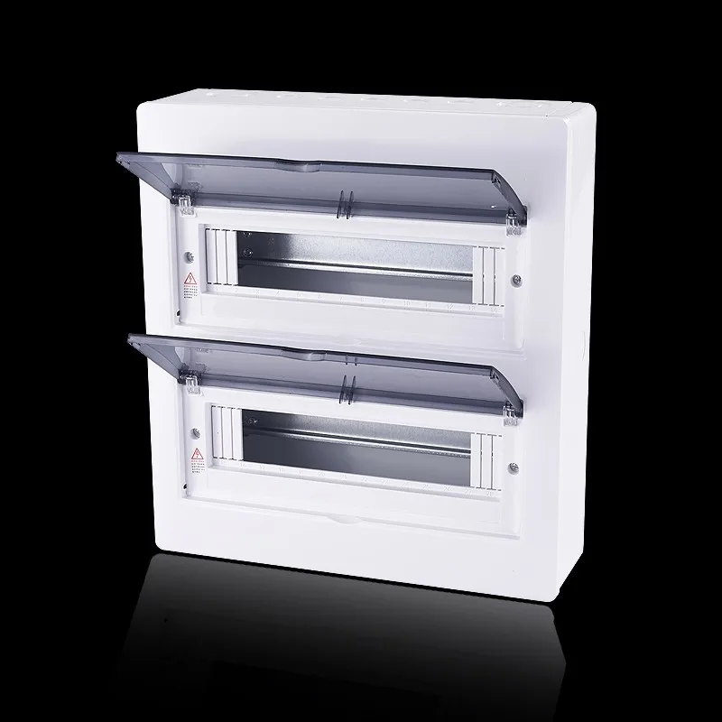 Surface Mounted Electrical Distribution Board 40way Plastic Consumer ...