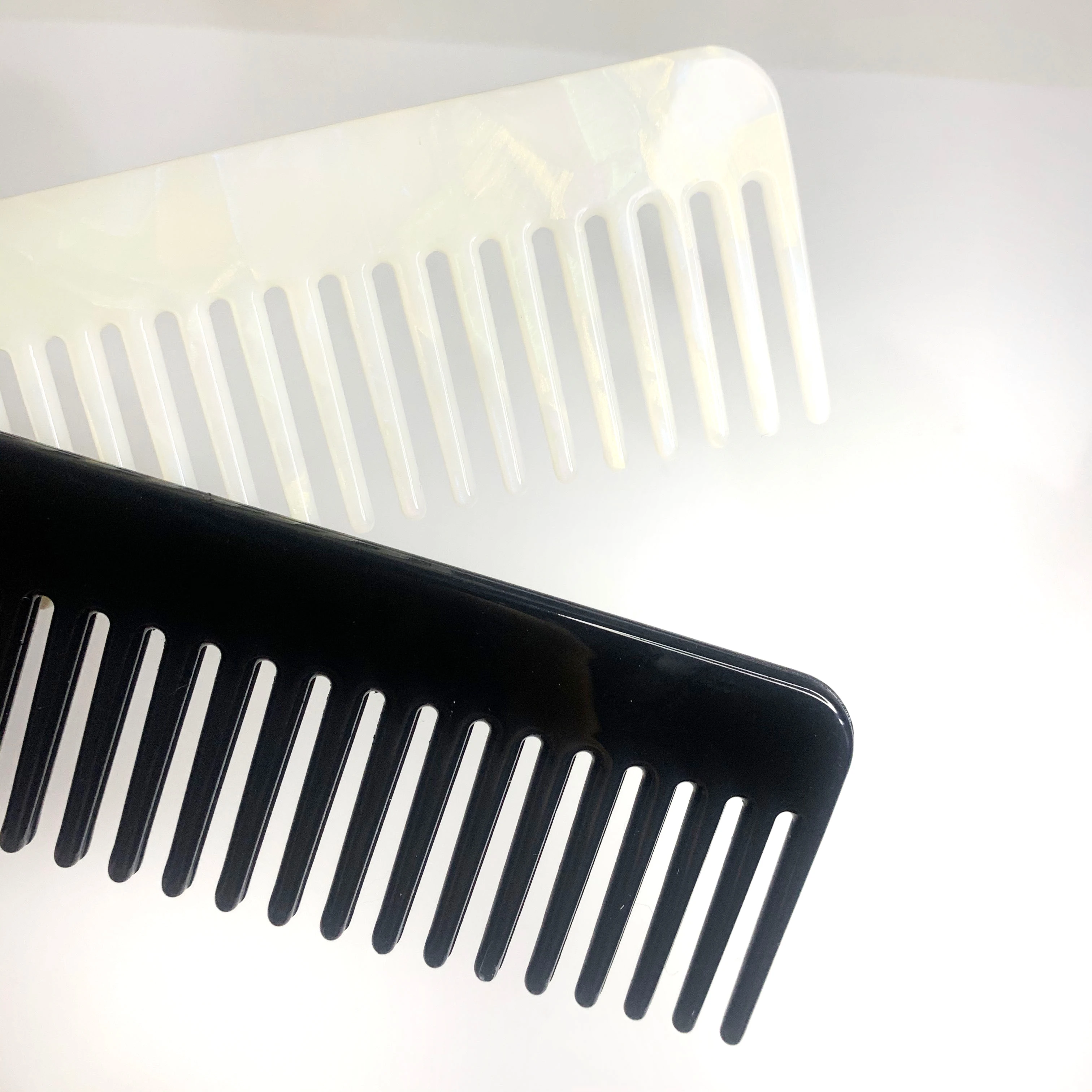 Saiyii Hot Selling Customized Pink Wide Tooth Custom Comb Cellulose ...